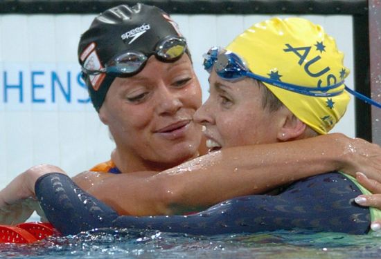 Australian Swimmer Petria Thomas R Gold Editorial Stock Photo - Stock ...