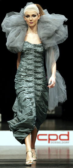 Model Present Creation By Fashion Designer Editorial Stock Photo ...