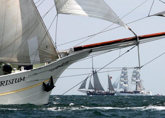 Sailors Shown Action Kiel Fjord Scope Editorial Stock Photo - Stock ...