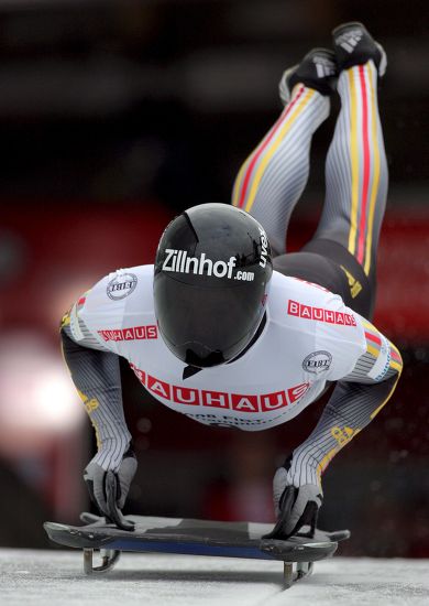 German Skeleton Pilot Florian Grassl Start Editorial Stock Photo ...