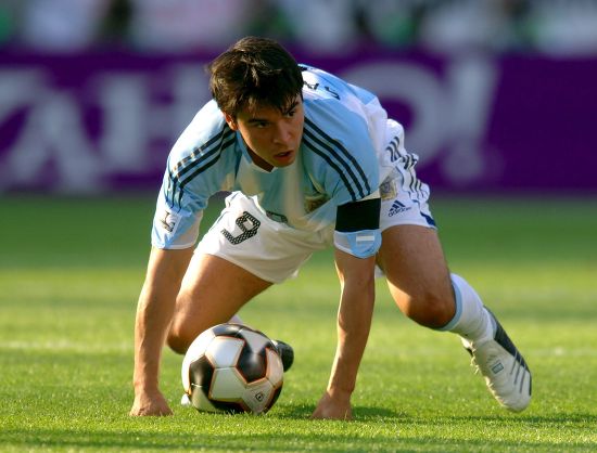 Argentinian Soccer Player Javier Saviola Action Editorial Stock Photo ...