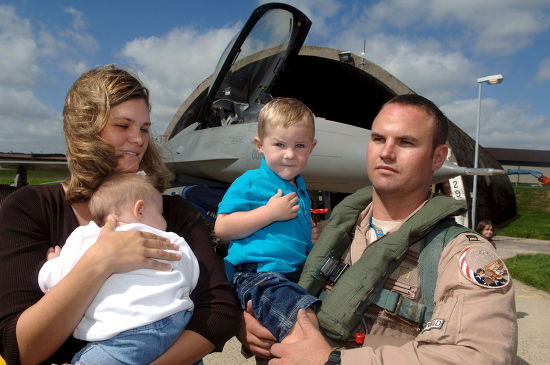 Captain Matthew Lande R Welcomed By Editorial Stock Photo - Stock Image ...