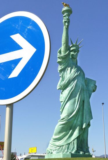 Twelve Metre Tall Replication Statue Liberty Editorial Stock Photo ...