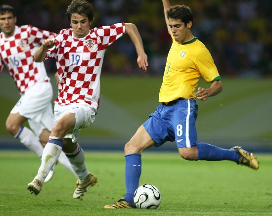Brazilian Player Kaka Takes Shot On Editorial Stock Photo - Stock Image ...