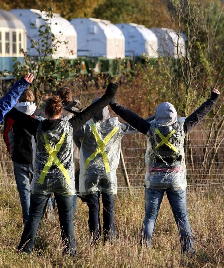 Demonstrators Protest Against Castor Nuclear Waste Editorial Stock ...