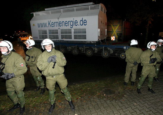 German Riot Police Stand Guard Transport Editorial Stock Photo - Stock ...