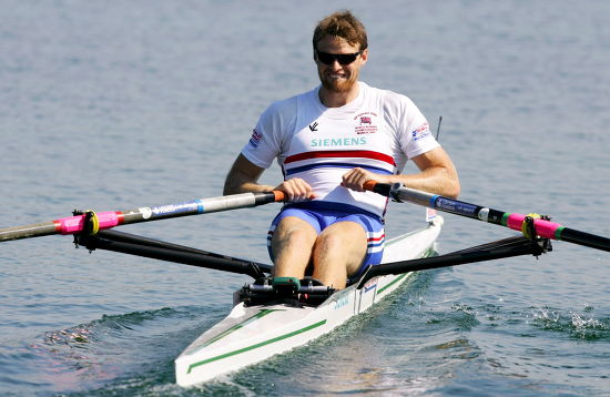 Englands Alan Campell On Water Rowing Editorial Stock Photo - Stock ...