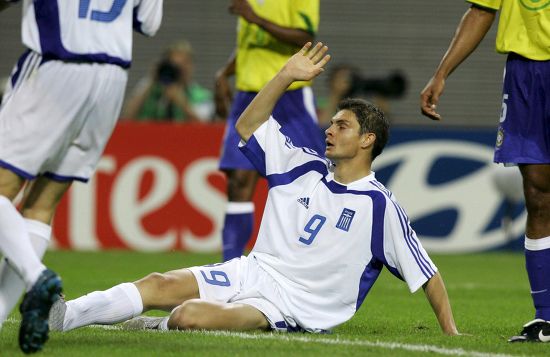 Greek Soccer Player Angelos Charisteas Reacts Editorial Stock Photo ...