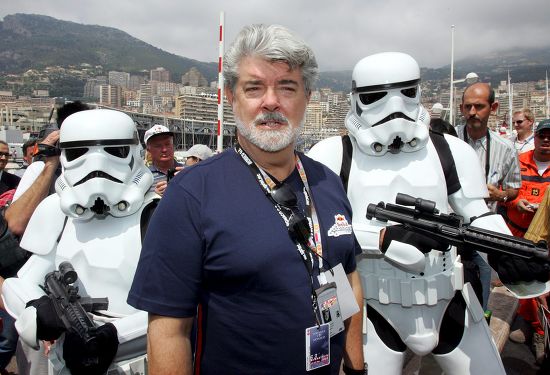 Us Movie Director George Lucas Posing Editorial Stock Photo - Stock ...