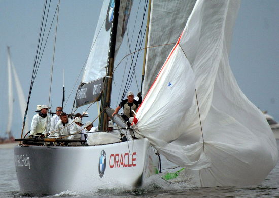 Skipper Larry Ellisons Yacht Team Bmw Editorial Stock Photo - Stock ...