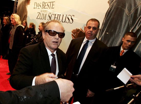 Us Actor Jack Nicholson Signs Autographs Editorial Stock Photo - Stock ...