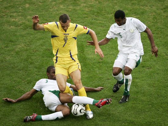 Saudi Arabias Players Redha Tukar L Editorial Stock Photo - Stock Image ...