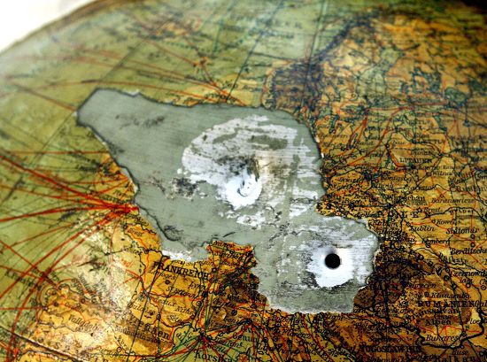 Picture Shows Globe Hitlers Reichskanzlei That Editorial Stock Photo ...