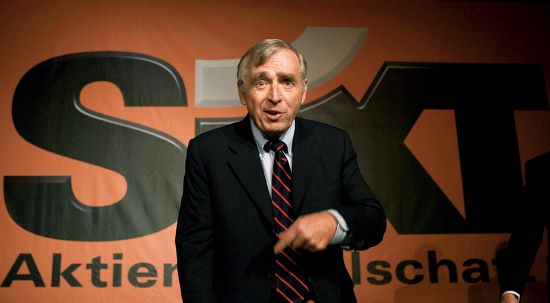 Sixtceo Erich Sixt Gestures Front Company Editorial Stock Photo - Stock ...