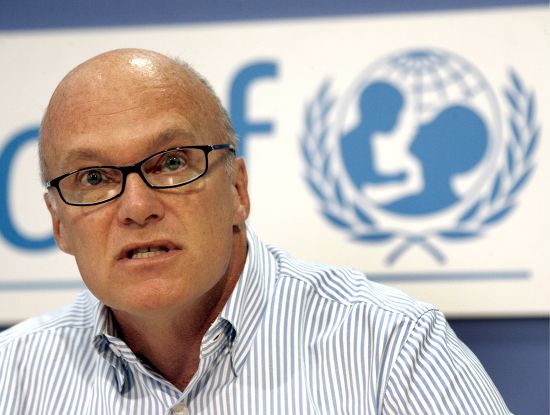 Unicef Director Emergency Programmes Dan Toole Editorial Stock Photo ...