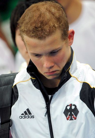 German Athlete Fabian Hambuechen Holding Back Editorial Stock Photo ...