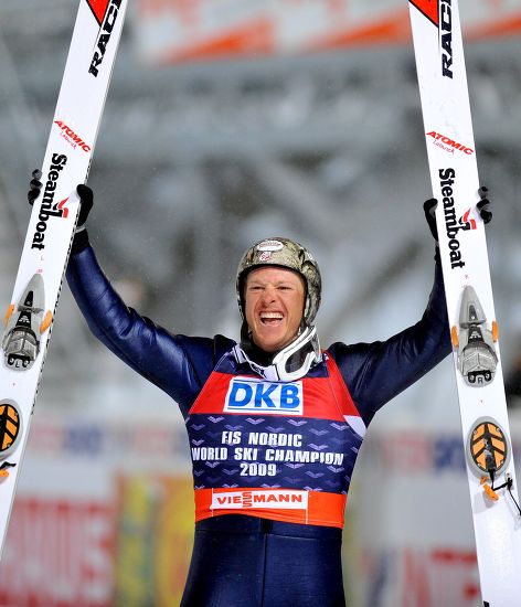 Usas Todd Lodwick Celebrates Winning Nordic Editorial Stock Photo ...