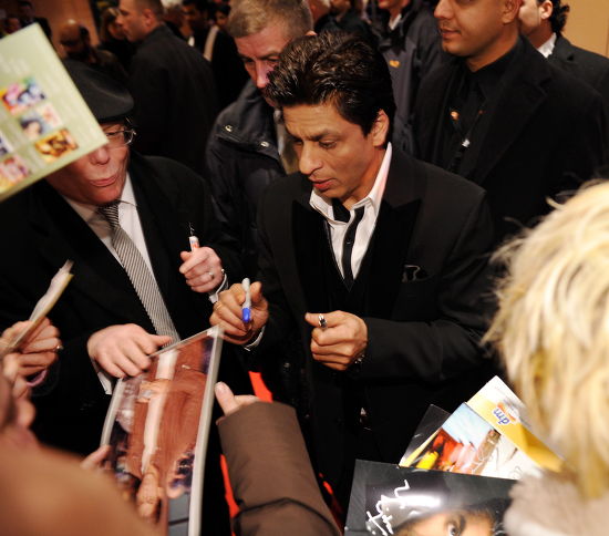 Indian Actor Shah Rukh Khan Signs Editorial Stock Photo - Stock Image ...