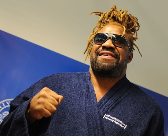 Us Boxer Shannon Briggs Poses During Editorial Stock Photo - Stock ...