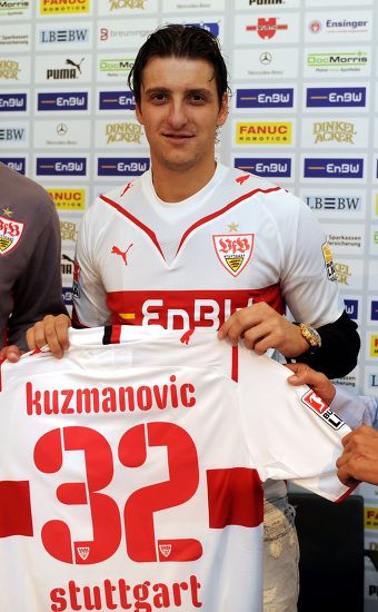 Serbian National Player Zdravko Kuzmanovic Wears Editorial Stock Photo ...