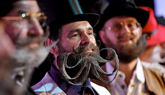 Participants Present Their Beards During International Editorial Stock ...