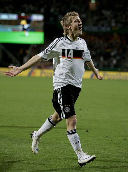 German Player Marko Marin Jubilates Scoring Editorial Stock Photo ...