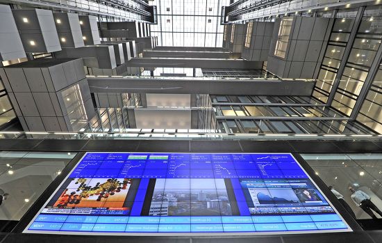 Huge Quotation Board Dominates Interior New Editorial Stock Photo ...