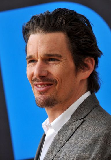 Us Actor Ethan Hawke Smiles During Editorial Stock Photo - Stock Image ...