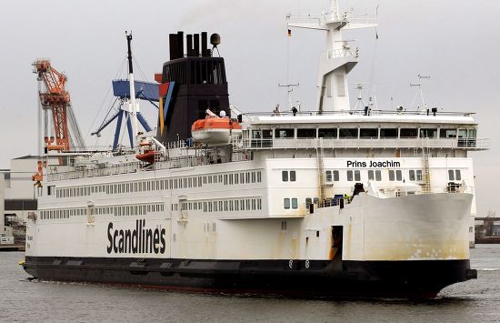 Scandlines Ferry Gedser Denmark Approaches Seaport Editorial Stock ...