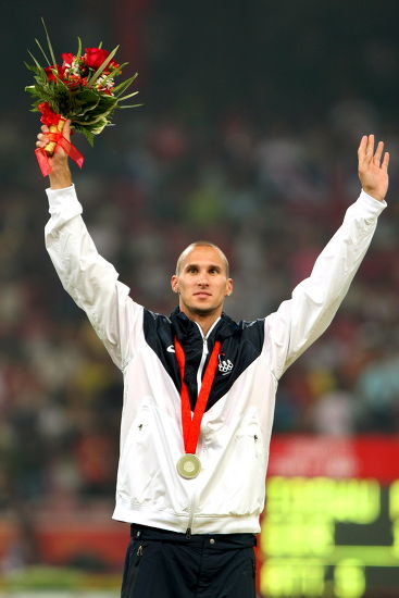 Bronze Medalist David Neville Us Celebrates Editorial Stock Photo ...