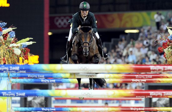 Brazilian Rider Rodrigo Pessoa Horse Rufus Editorial Stock Photo ...