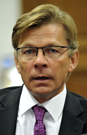Investor Matthias Hink Arrives Gives Evidence Editorial Stock Photo ...