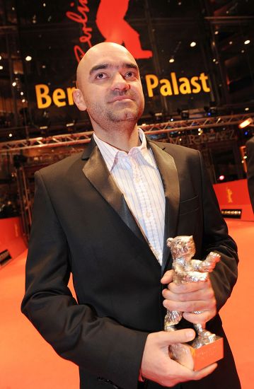 Director Florin Serban Holds Silver Bear Editorial Stock Photo - Stock ...