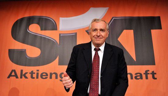 Sixt Ag Ceo Erich Sixt Poses Editorial Stock Photo - Stock Image ...