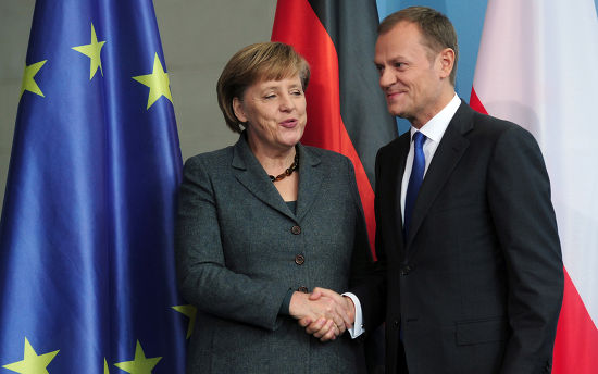 German Chancellor Angela Merkel Polish Prime Editorial Stock Photo ...