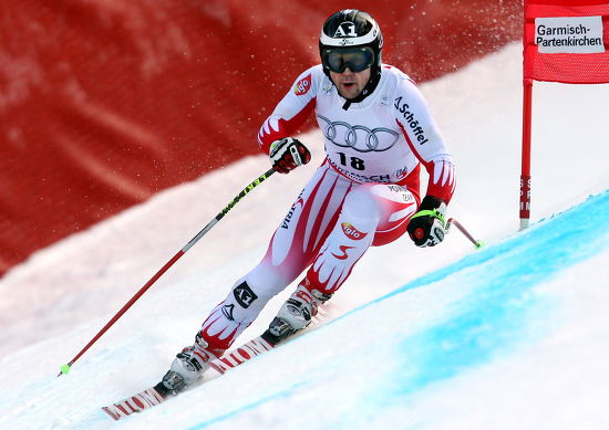 Austrian Mario Scheiber Pictured During Downhill Editorial Stock Photo ...