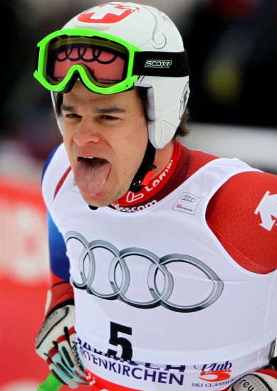 Swiss Patrick Kueng Celebrates His Shared Editorial Stock Photo - Stock ...