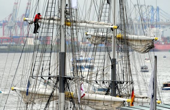 Sailing Ship Mercedes On Occasion Harbour Editorial Stock Photo - Stock ...