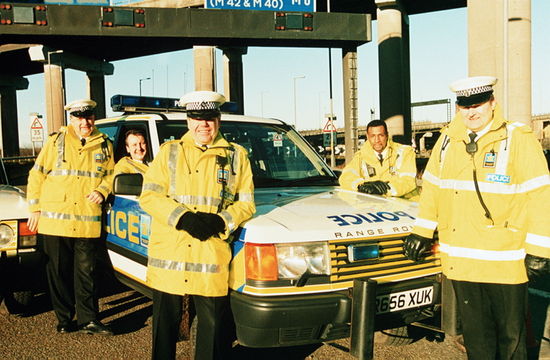Motorway Tv M6 Motorway Police Patrol Editorial Stock Photo - Stock ...