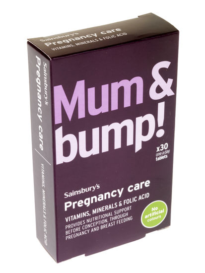 Sainsburys Mum Bump Pregnancy Supplement Editorial Stock Photo - Stock ...