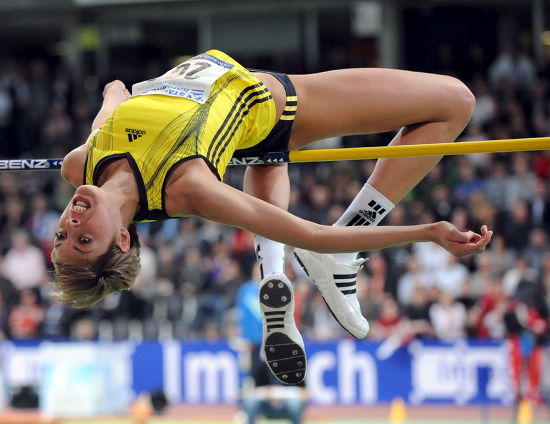 Croatias High Jumper Blanca Vlasic Jumps Editorial Stock Photo - Stock ...