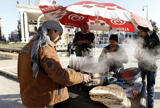 Syrian Vendor Sells Salep Drink Northern Editorial Stock Photo - Stock ...