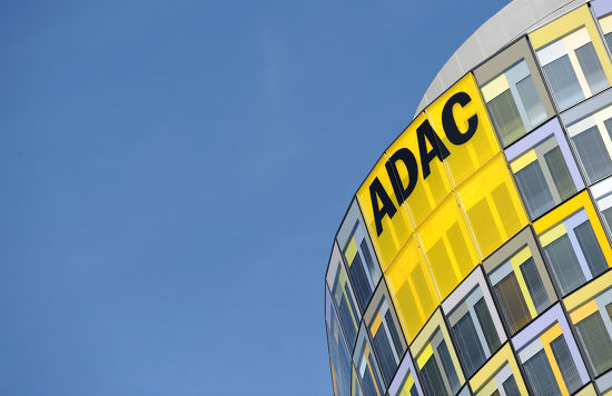 Logo German Automobile Club Adac Pictured - Foto de stock de contenido ...