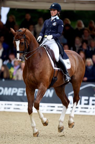 Swedens Minna Telde On Horse Deinhardt Editorial Stock Photo - Stock ...