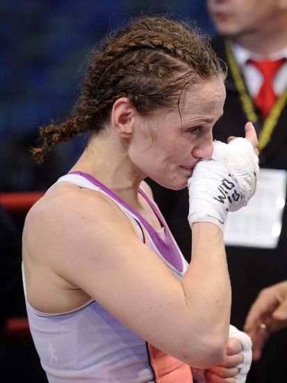 German Boxer Ina Menzer Celebrates After Editorial Stock Photo - Stock ...