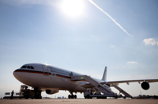 German Government Aircraft Konrad Adenauer Airbus Editorial Stock Photo ...