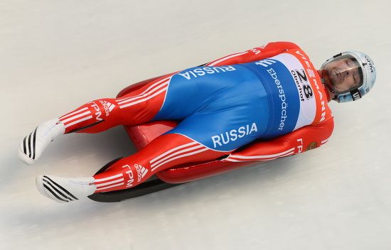 Albert Demchenko Russia Action During Luge Editorial Stock Photo ...