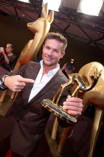 Austrian Pilot Felix Baumgartner Bambi Trophy Editorial Stock Photo ...