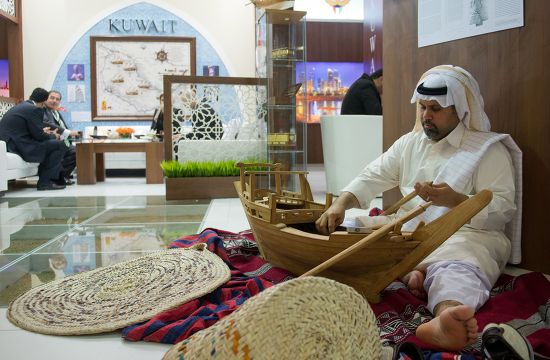 Builds Traditinal Wooden Ship Booth Kuwait Foto de stock de contenido ...