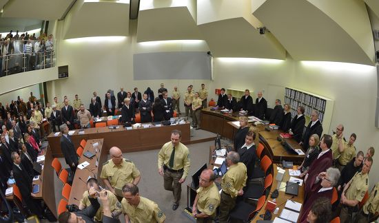 Police Officers Clear Court Room Media Editorial Stock Photo - Stock ...